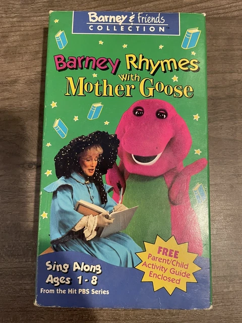 BARNEY - BARNEY Rhymes With Mother Goose (VHS, 1993) £4.62 - PicClick UK