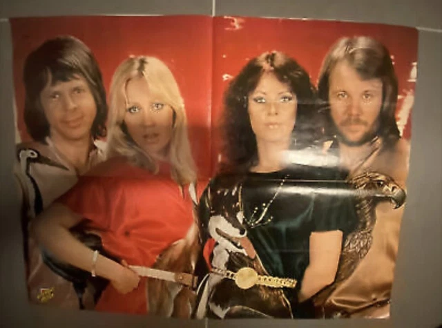 ABBA | HITKRANT HOLLAND | VINTAGE 70’s POSTER | ORIGINAL | VOYAGE ...
