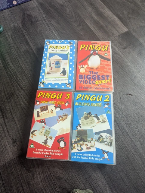 PINGU VHS BUNDLE 4 Cassettes Very Nice Condition £21.47 - PicClick UK