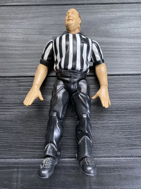 WWE WWF EARL Hebner Referee Ref Jakks Series Wrestling Figure Counting ...