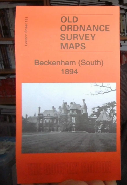 MAP OF BECKENHAM (South) 1894: London Sheet 151.2 by Richard Oliver NEW ...