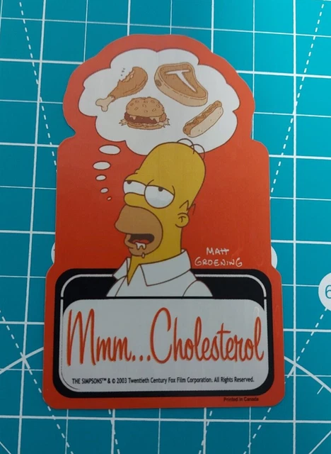 VINTAGE PRISM STICKER Vending Machines The Simpsons 2003 Homer Simpson ...