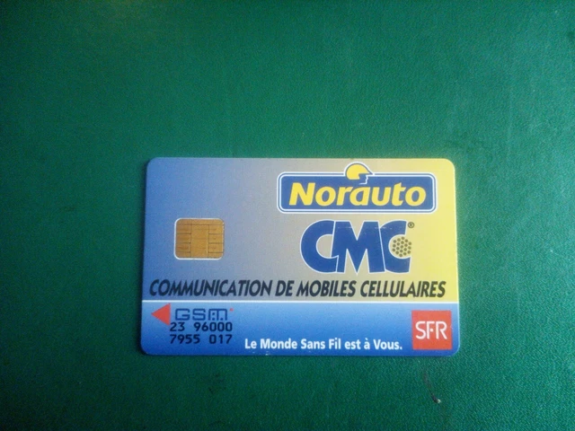 CARTE GSM. SIM. CMC Norauto SFR EUR 1,00 - PicClick FR
