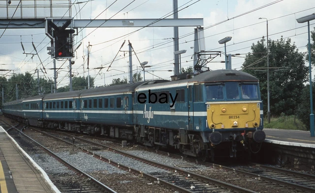 35MM RAILWAY SLIDE - Anglia Electric Loco Class 86. 86234 @ Ipswich £2. ...