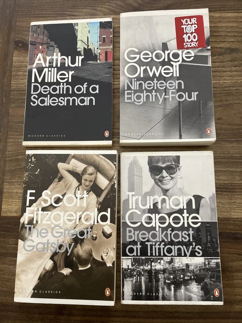 NINETEEN EIGHTY-FOUR, DEATH Of A Salesman, The Great Gatsby, Breakfast ...