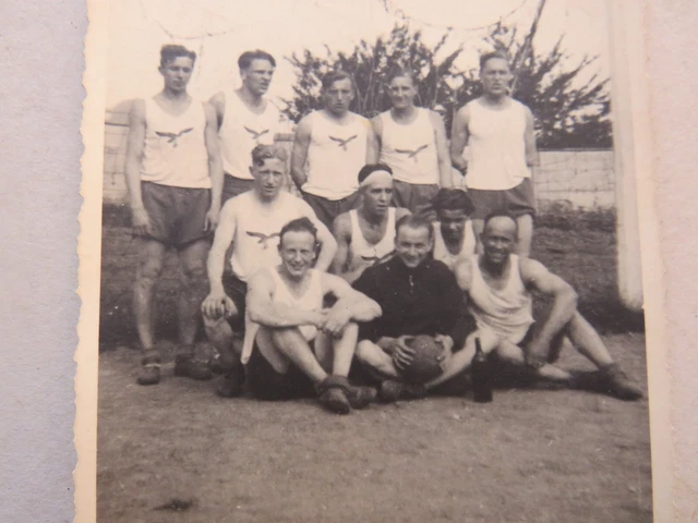 WW2 ORIGINAL GERMAN Air force FOOTBALL TEAM photo £3.00 - PicClick UK