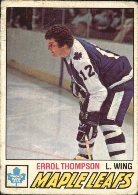 CARTE DE HOCKEY 1977-78 O-Pee-Chee Maple Leafs #293 Errol Thompson ...