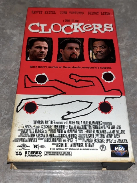 CLOCKERS (VHS, 1996) Harvey Keitel, John Turturro, Delroy Lindo ...
