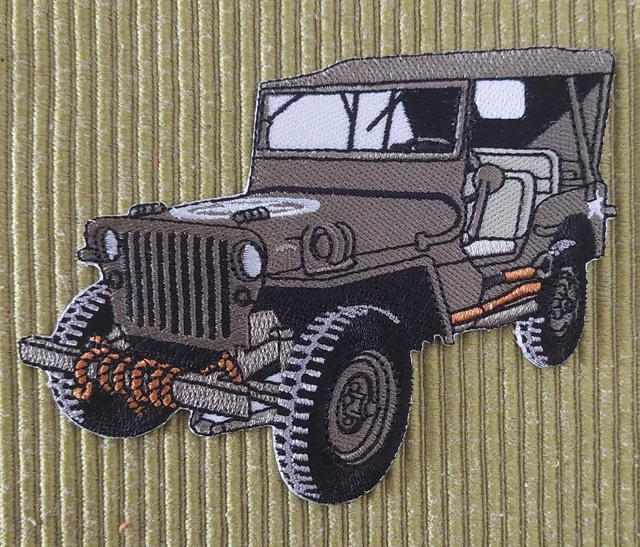 ECUSSON PATCH jeep D day . Ford GPW . Willys MB . Army vehicle patch ...