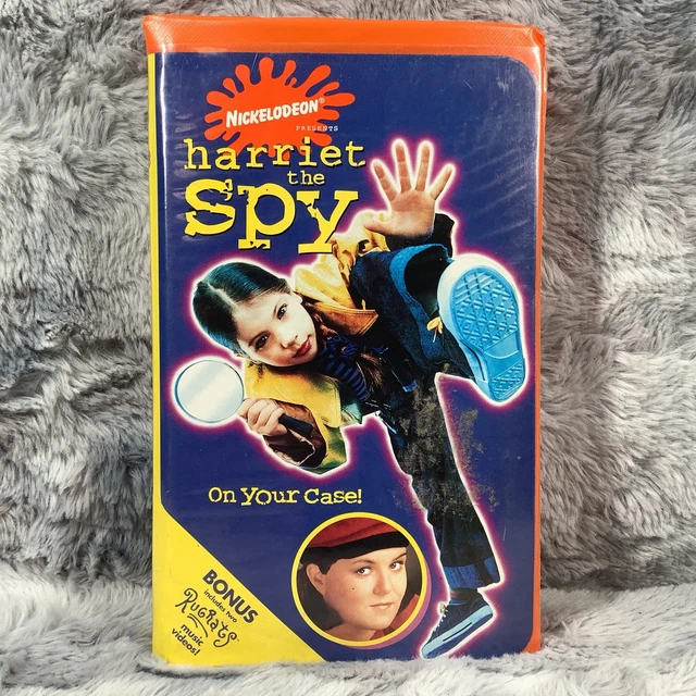 HARRIET THE SPY VHS 1996 Nickelodeon Orange Video Tape Kids Movie VTG ...