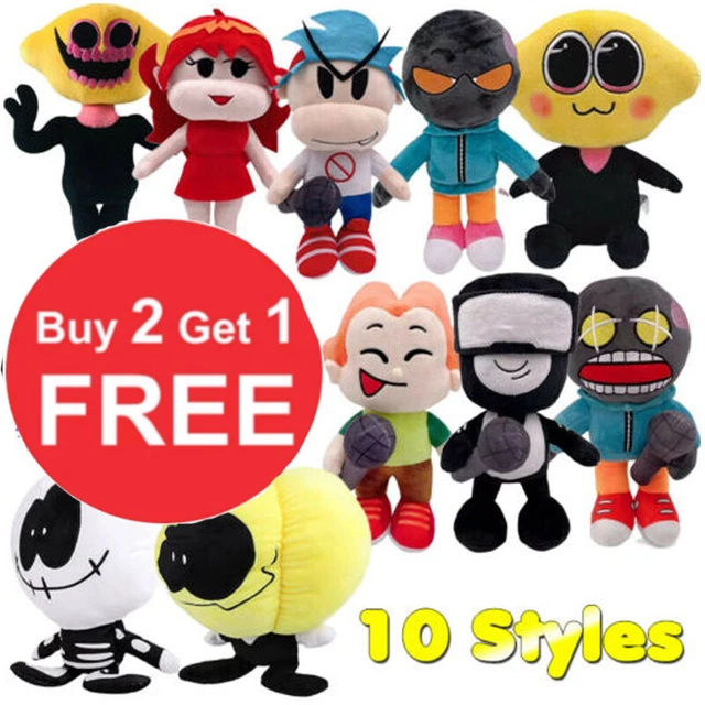 FRIDAY NIGHT FUNKIN Plush Doll Boyfriend And Girlfriend Soft Plush ...