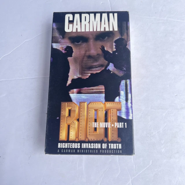 CARMAN RIOT THE Movie Parts 1 On VHS Tape R.I.O.T. Ex Rental $9.99 ...