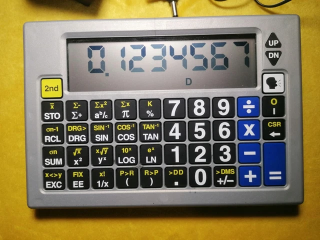 SCI-PLUS 300 LARGE Display Talking Scientific Calculator For Visually ...
