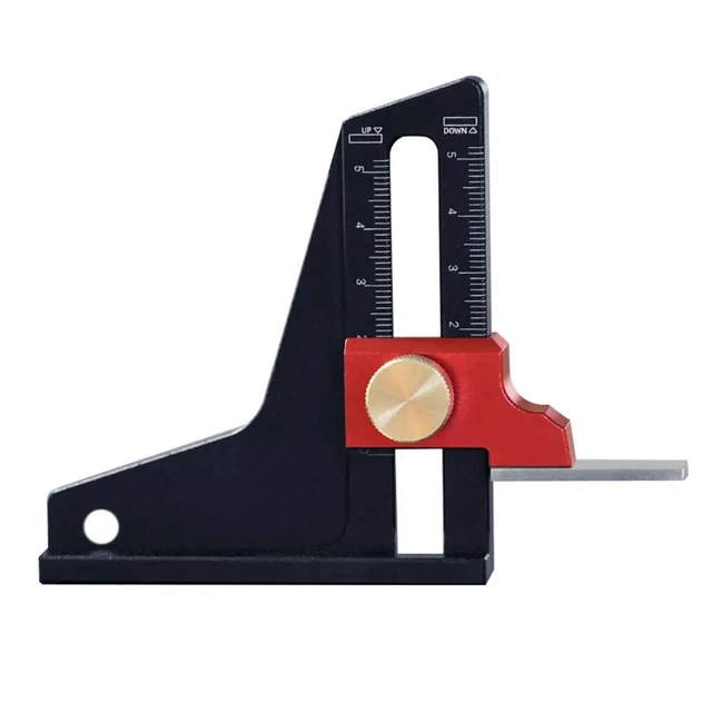 JAUGE DE HAUTEUR de pr??cision pour travail du bois mesure hauteur et profondeur EUR 21,79 ...