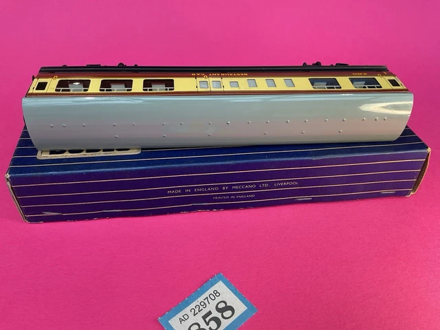 HORNBY DUBLO 32096 D20 Composite Restaurant Car W.R. Boxed, 2/3 Rail ...