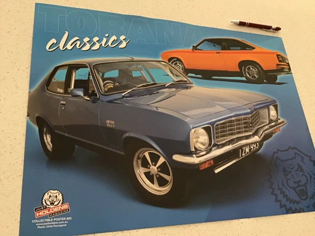 RACING PERFORMANCE POSTER Holden Torana Vintage Motor Engine Car V8 ...