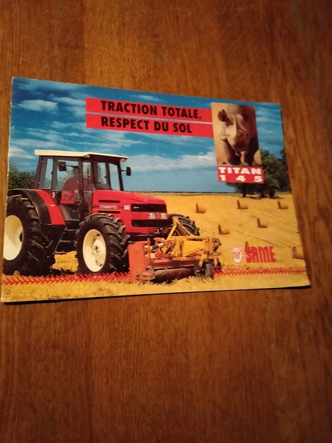 PROSPECTUS TRACTEURS SAME Titan 145 Trattori EUR 4,00 - PicClick DE