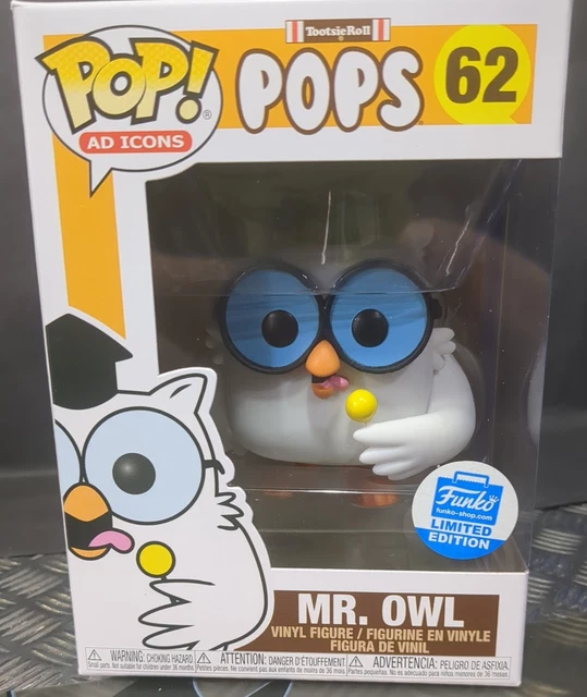 FUNKO POP! AD Icons Tootsie Roll Pops Mr Owl #62 Funko Shop Exclusive £ ...