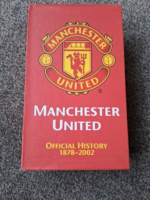 MANCHESTER UNITED OFFICIAL History 1878-2002 Double Pack VHS Tape £6.49 ...