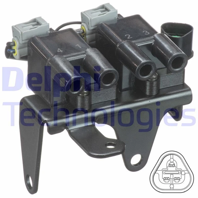 DELPHI ZÜNDSPULE ZÜNDMODUL Zündung Gn10829-12B1 für Hyundai Atos MX 00-03 EUR 62,32 - PicClick DE