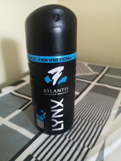 LYNX ATLANTIS DEODORANT Body Spray 90s Rare Full Can £199.99 - PicClick UK