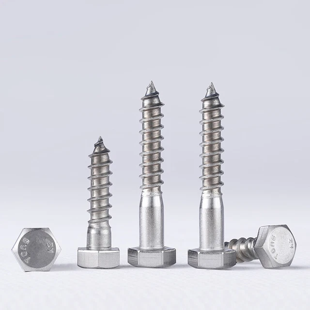 M6 M8 M10 M12 Hexagon Head Self-tapping Screws 304 Stainless Steel Tapping Bolts EUR 6,84 ...