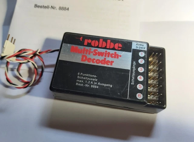 ROBBE DECODER MULTI Switch 8884 Promars Mars Supra Terra Top EUR 44,00 ...