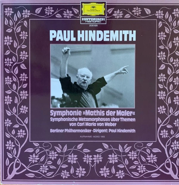PAUL HINDEMITH - Symphonie »Mathis Der Maler« / Symphonische ...