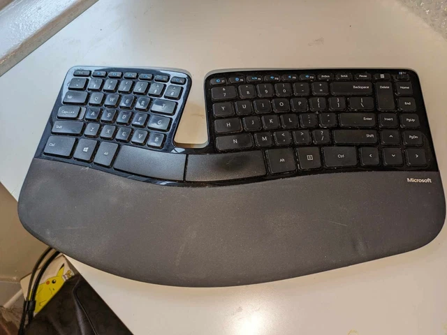 MICROSOFT 1559 SCULPT Ergonomic Desktop Keyboard - No Dongle Receiver ...