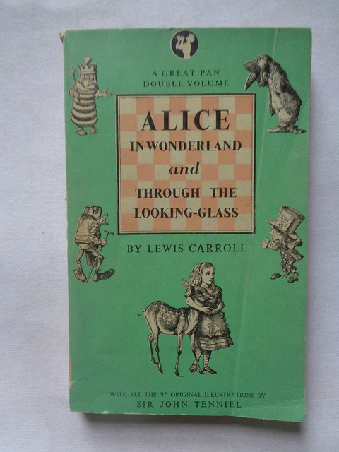 ALICE IN WONDERLAND & Through the Looking Glass by Lewis Carroll: Pan Paperback. £16.31 ...