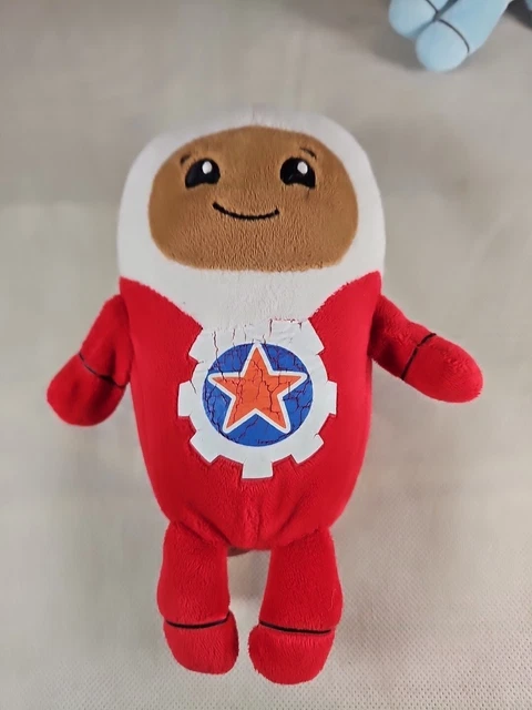 CBEEBIES MATTEL GO Jetters Lars Red Jetter 8" Plush Soft Toy Retired £ ...