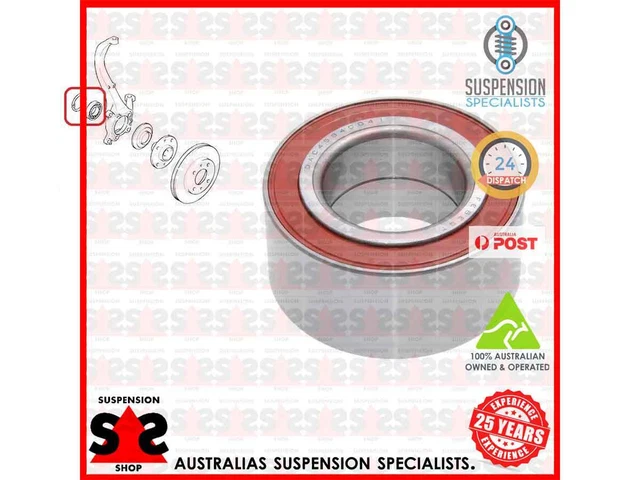 FRONT AXLE BOTH Sides Wheel Bearing Suit KIA Sportage Ii (Je_, Km) 2.0 CRDi 4WD EUR 51,84 ...