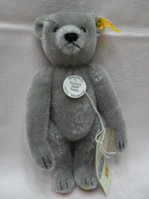 STEIFF HISTORISCHE MINIATUREN "RICHARD STEIFF TEDDY (1905)" Bär/Nr.029172/16cm EUR 13,00 ...