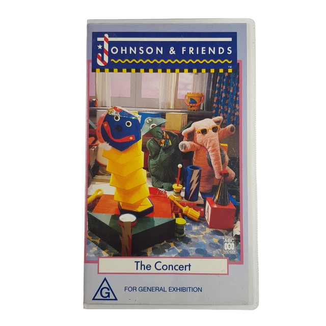 JOHNSON & FRIENDS - The Concert VHS Tape Pal ABC Video 1994 Kids $75.00 ...
