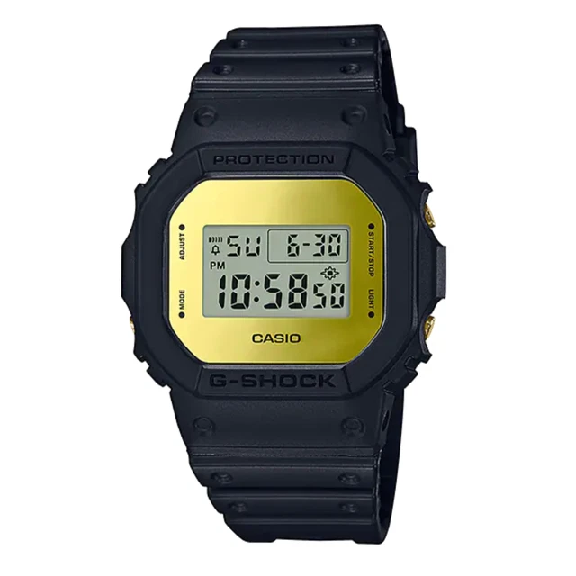 CASIO G-SHOCK WATCH Men's Square Metallic Gold Mirror Face DW-5600BBMB ...