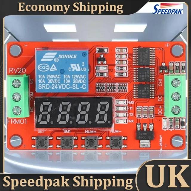 UK* FRM01 MODULO relè loop infinito 1 CH modulo loop ritardo ...