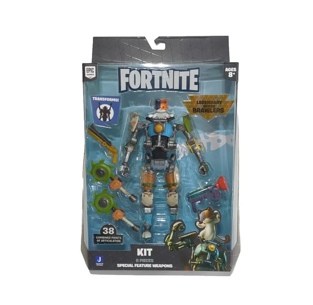 JAZWARES FORTNITE LEGENDARY Series Brawlers KIT Meowscles NEW Free ...
