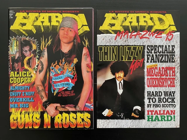 HARD! ITALIAN HEAVY Metal Magazine Vol. 2 No. 12 1991 W Special Fanzine ...