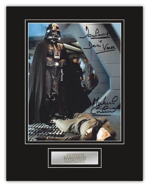 SALE STAR WARS Dave Prowse / Michael Culver (Vader/Needa) Signed 14x11 ...
