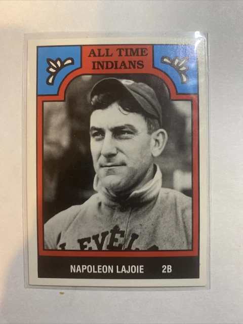 1986 TCMA ALL Time Indians #2 Napoleon Lajoie-Near Mint Baseball Card ...