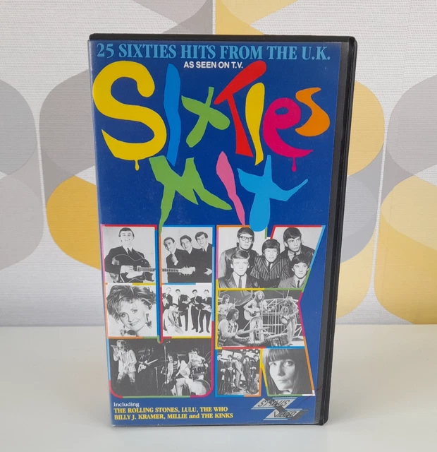 SIXTIES MIX 25 Sixties Hits from The UK VHS Cassette Tape 1988 Stylus ...