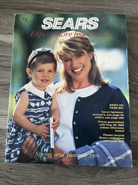 VINTAGE SEARS 1995 Spring And Summer Fashion Electronics Home Furniture ...