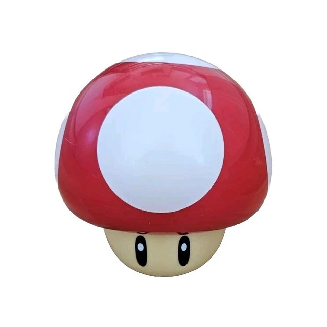 SUPER MARIO BROS Toad Mushroom Power Up Lamp Light With Sound 12x12cm ...