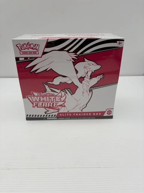 POKÉMON TCG: SCARLET & Violet White Flare Elite Trainer Box ETB ...