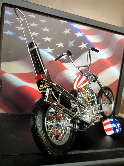 EASY RIDER CHOPPER Captain America Harley Davidson Panhead 1:10 ...