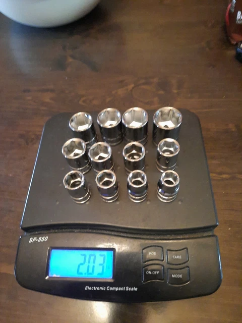 BLUE-POINT 1/2& DRIVE 6-Point metric Shallow Socket Set 12pcs £71.96 ...