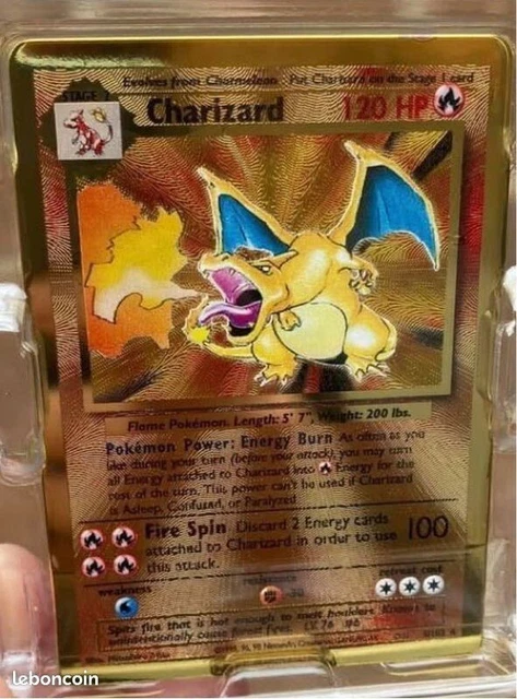 CHARIZARD GOLD METAL Promo Card 25th Anniversary Celebrations EUR 200 ...