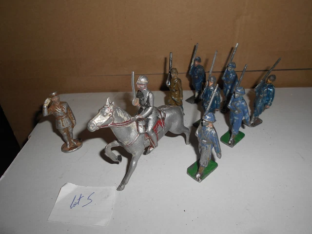 SOLDATS PLOMB QUIRALU ALU CAVALIER OFFICIER SOLDATS LOT N°5 EUR 2,99 ...