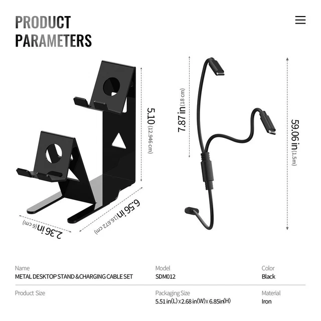 SUPPORT DE CONTRÔLEUR vertical en métal pour contrôleur de vapeur 2 ...