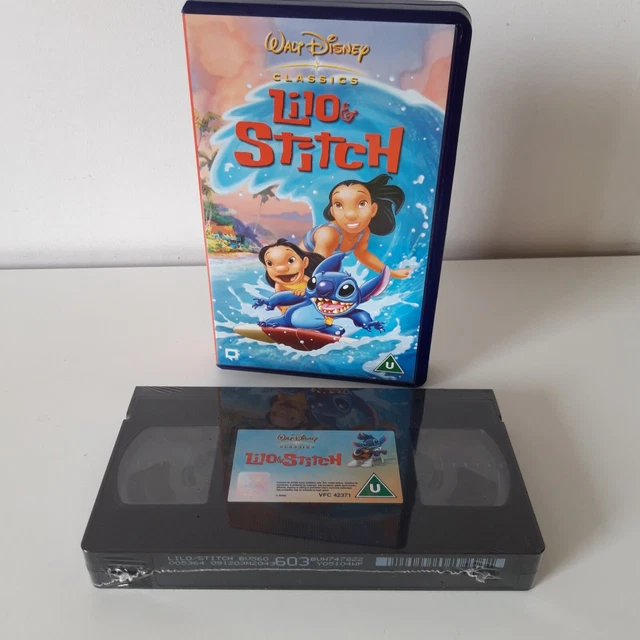 LILO AND STITCH VHS Tape Disney Classics 2003 PAL Blue Mickey Mouse ...